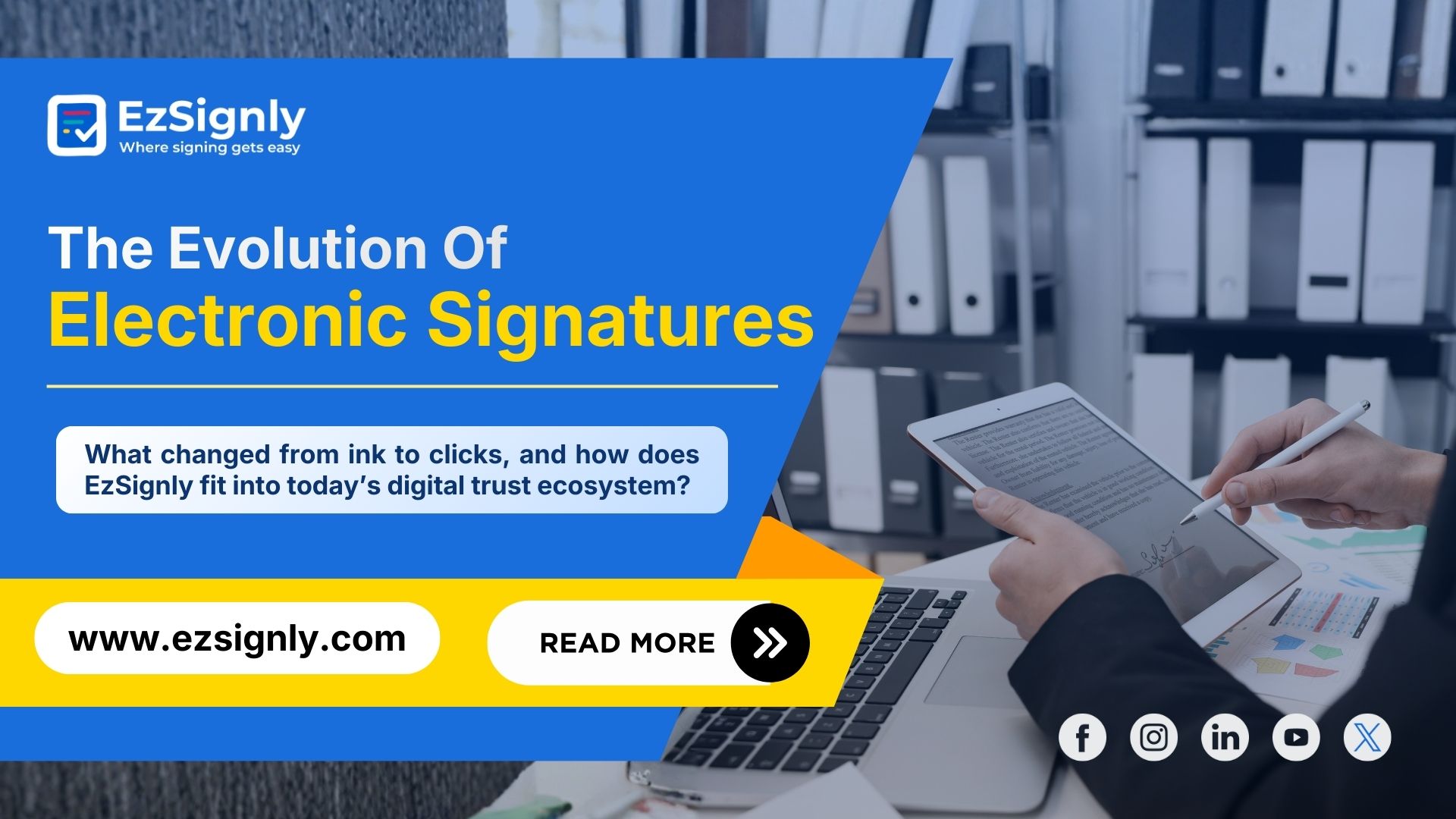 The Evolution of Electronic Signatures and the Shift from Paper to ...